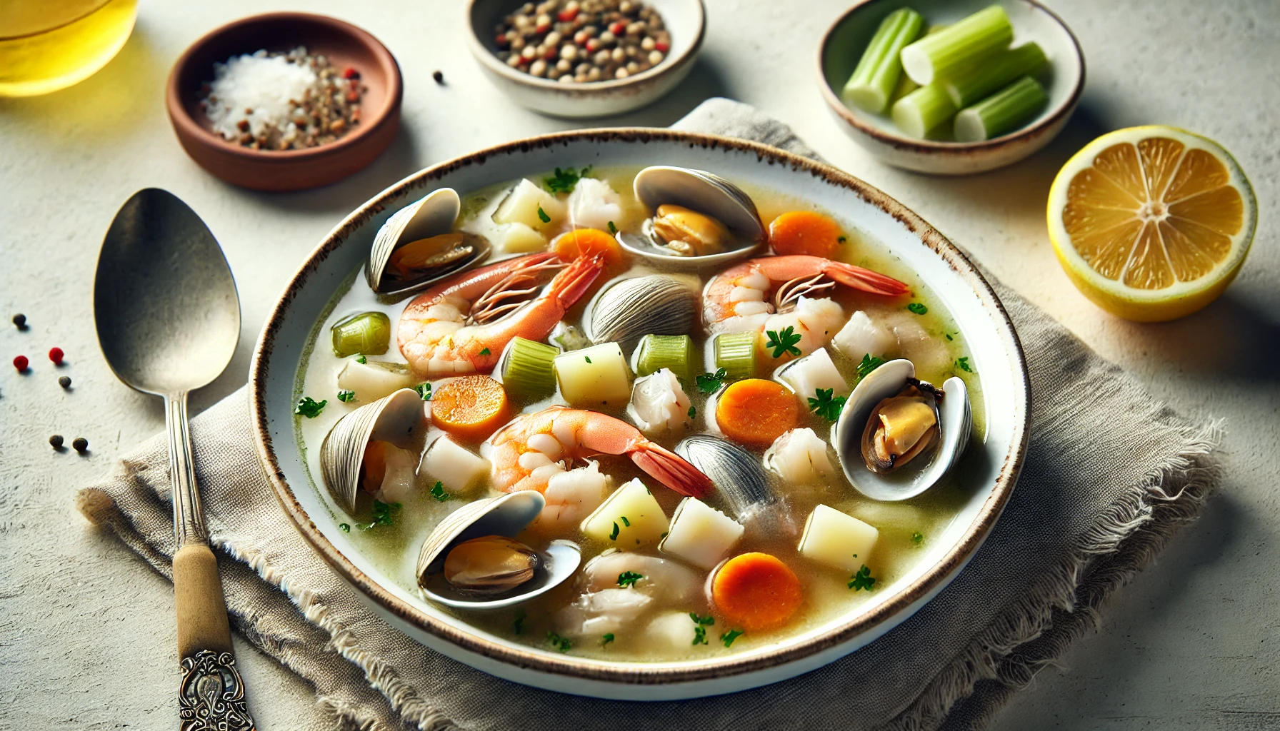 Psarosoupa: Una Sopa de Pescado Griega Suave y Nutritiva - Especias y ...